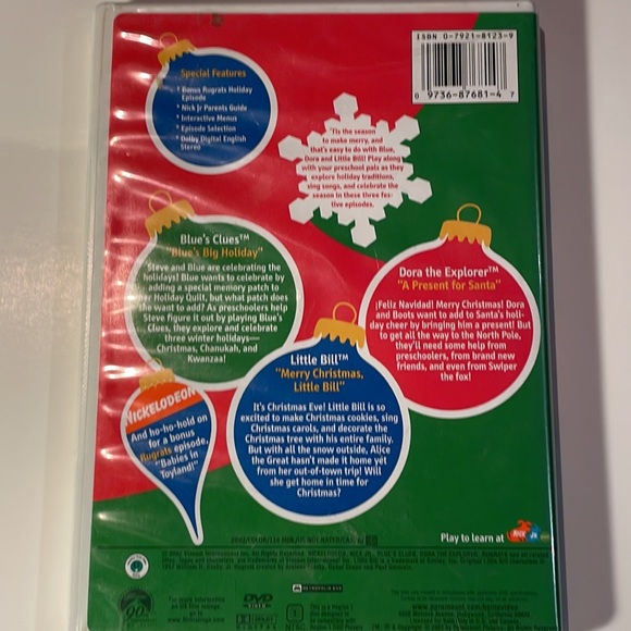 Nickelodeon | Other | Nick Jr Holiday Dvd | Poshmark